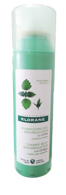 Klorane Champú Seco en spray Ortiga 150ml 1604248 Capilar — Redfarma